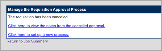 Hire: Requisition Approval Process