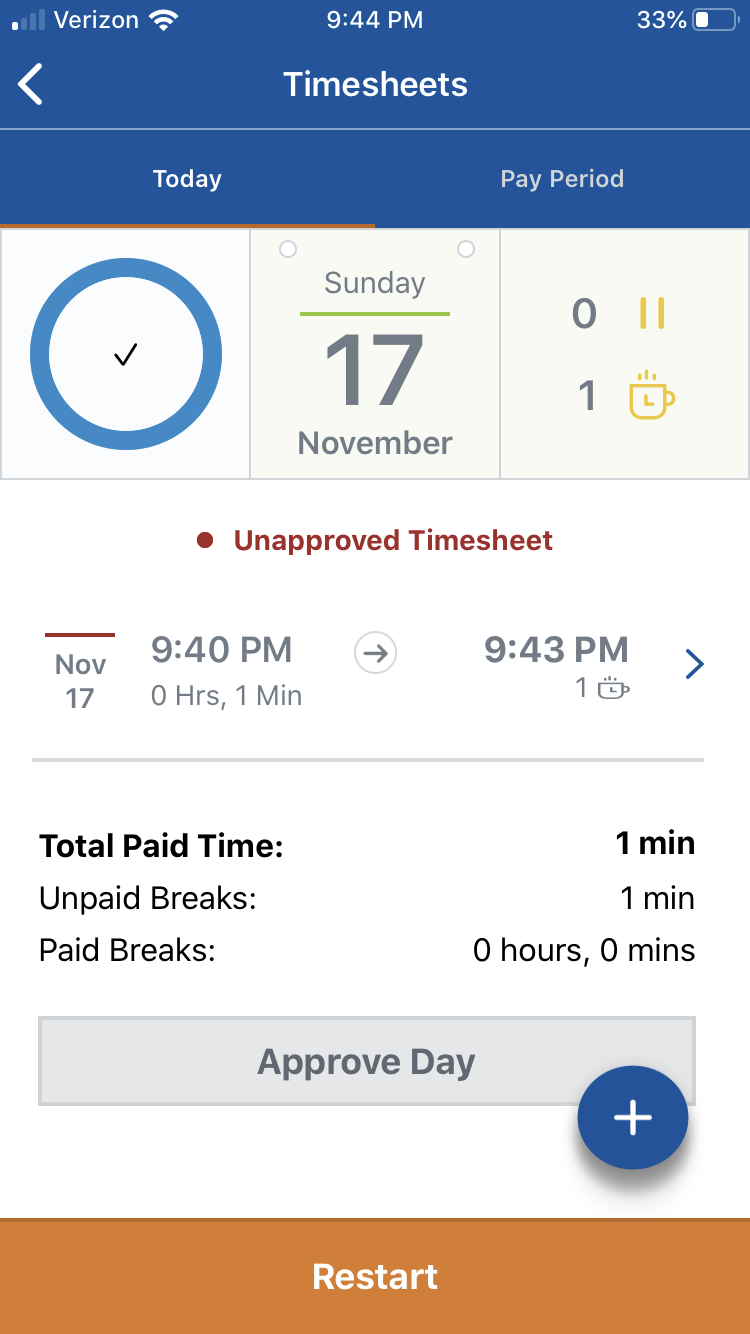 Advanced Timesheets Usage Guide