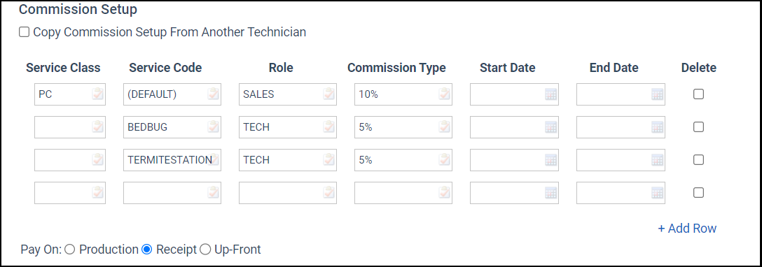 Commissions Setup Guide