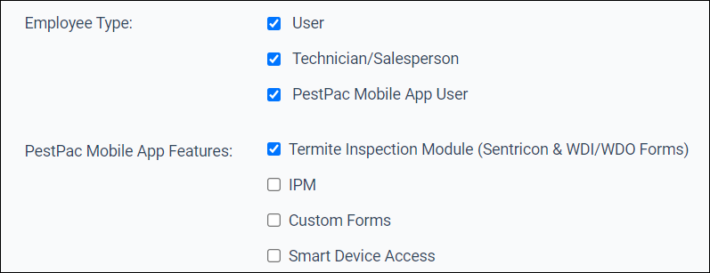 PestPac Mobile App Termite (WDO/WDI and Sentricon) Setup and Usage