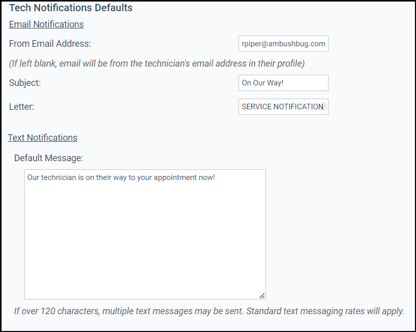 PestPac Mobile Tech Notifications
