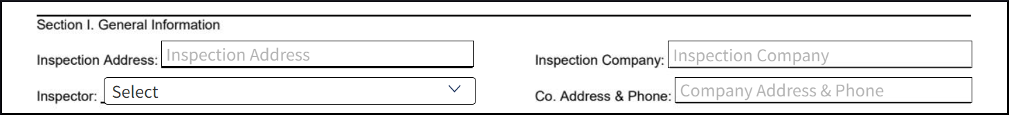 Regulatory Form NPMA-33 Attachment Field Mapping