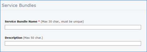Creating Service Bundle Packages