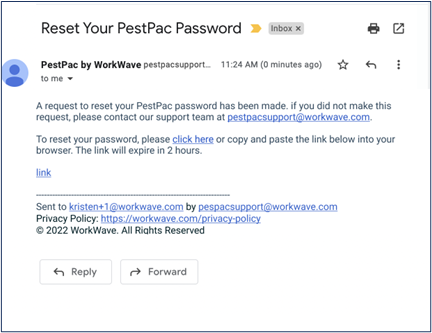 Logging Into PestPac & Password Reset