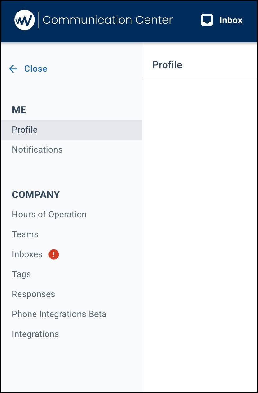 Communication Center: Disconnected Inbox Troubleshooting