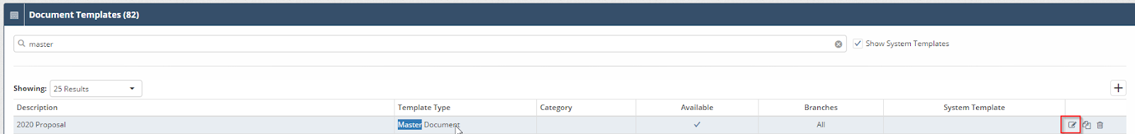 SA5 - Document Template Setup
