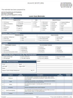 SA5 - Setting Up Estimate Forms