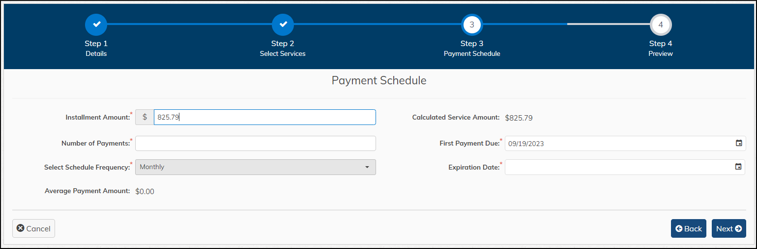 SA5 - Set Up and Manage Installments