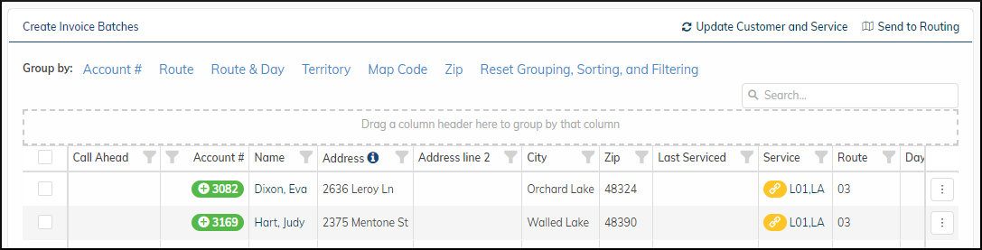 SA5 - Invoice Printing