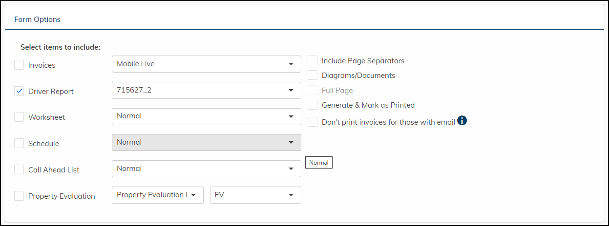 SA5 - Invoice Printing