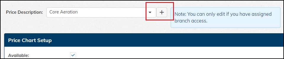 SA5 - Price Chart Setup