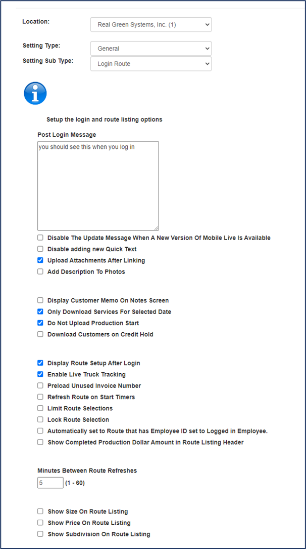 RealGreen Mobile App Setup Guide