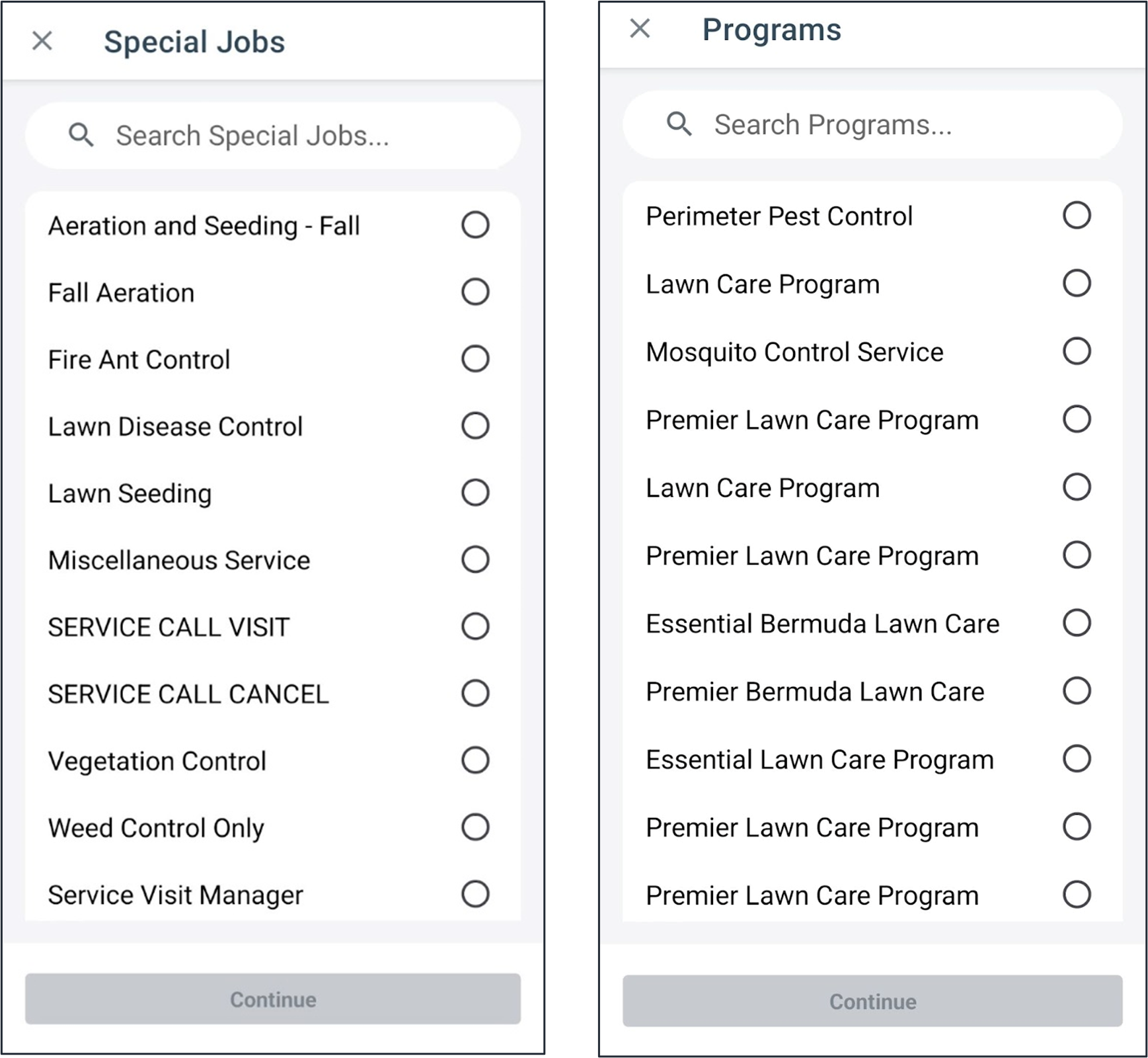 RealGreen: View and Manage Customer Details on the Mobile App