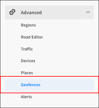 Geofences: Create, Edit, or Delete