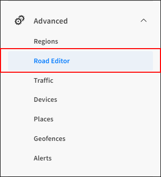 Road Editor: Create, Edit, Delete, or Export
