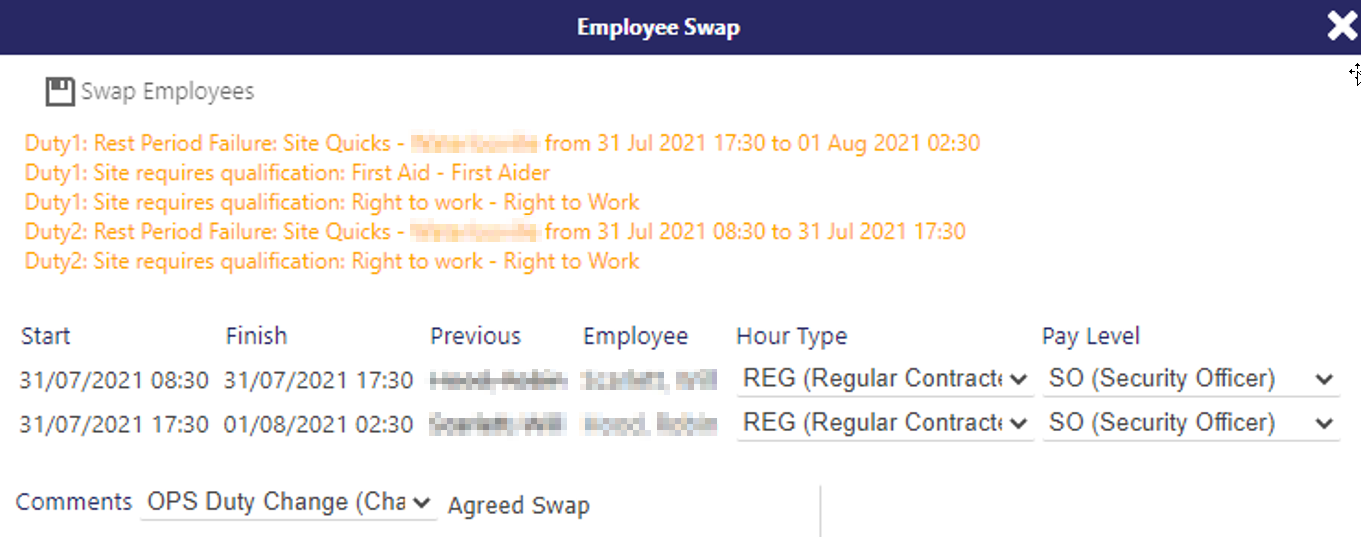 Tbww How Do I Manage Duty Swaps In The Task Monitor