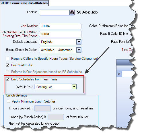 WT: WinTeam Setup - Building Schedules from TeamTime