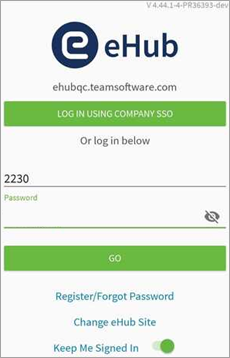 WT: eHub Single Sign-On on Mobile Devices