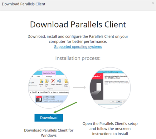 WT: Download/Log in to WinTeam Using Parallels Client App Portal