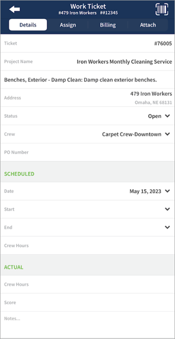 WT: Work Ticket Employee Access eHub Mobile