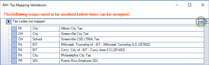 WT: Tax Validation and Assignment