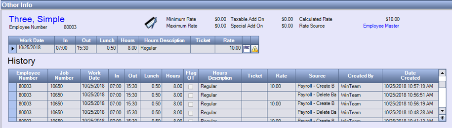 WT: Payroll Timekeeping
