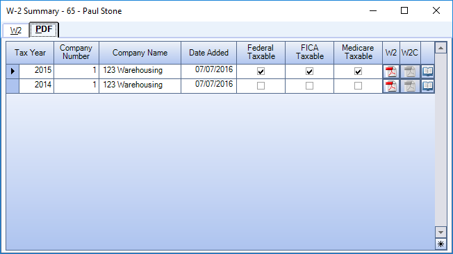 WT: Creating PDFs of W-2 Forms