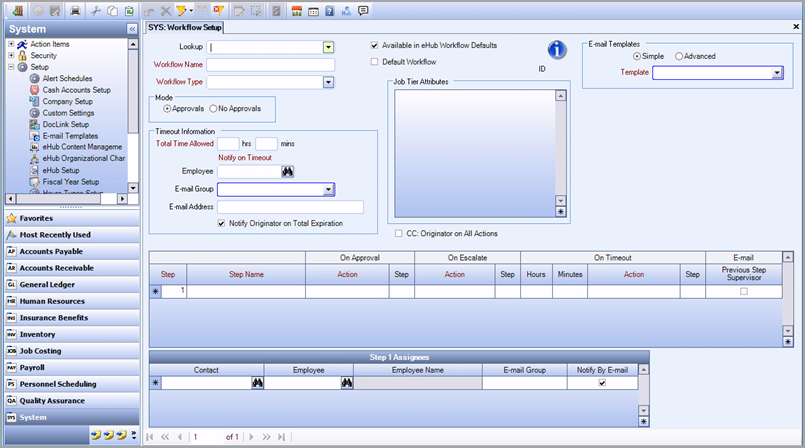 WT: Workflow Setup - Routing
