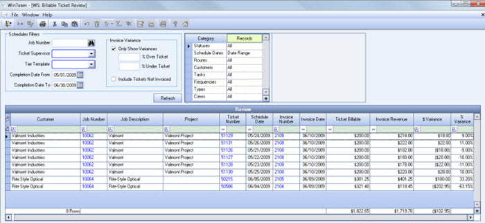WT: Billable Ticket Review