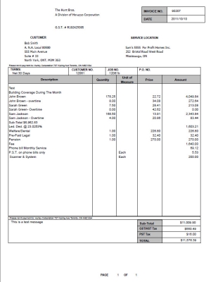 WT: AR: Invoice Processing