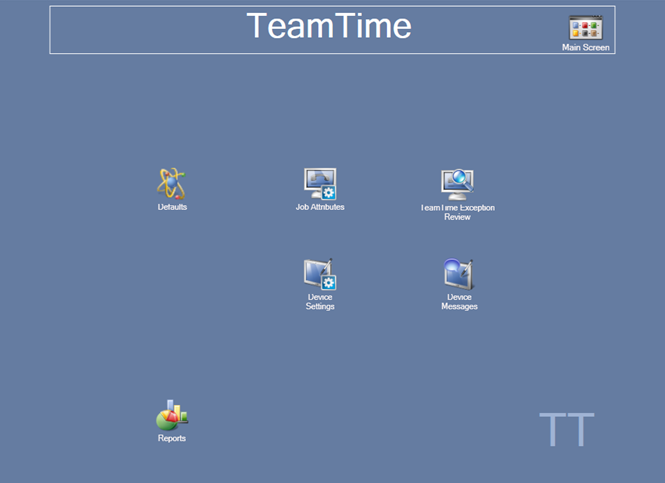 WT: TT - TeamTime Menu
