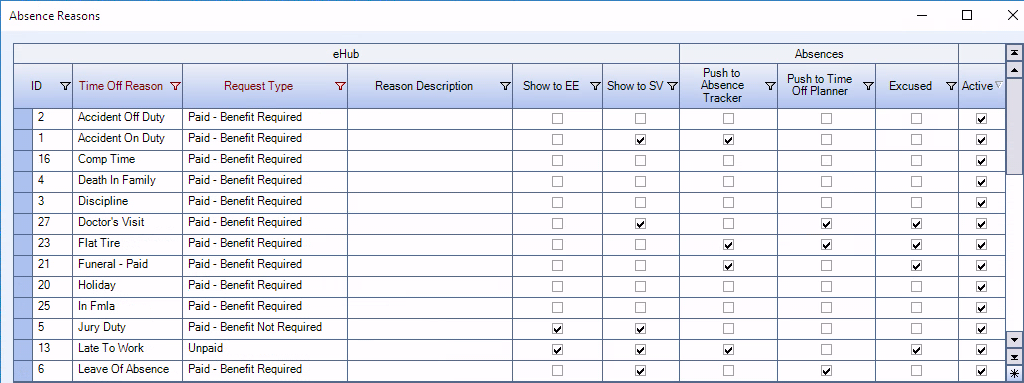 WT: eHub/Mobile Setup - Time Off Tab