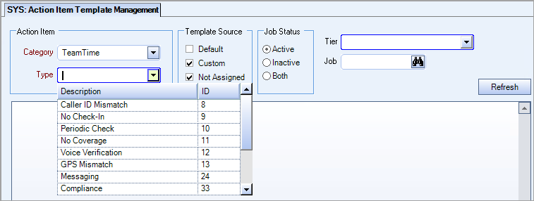 WT: SMS for TeamTime Action Items